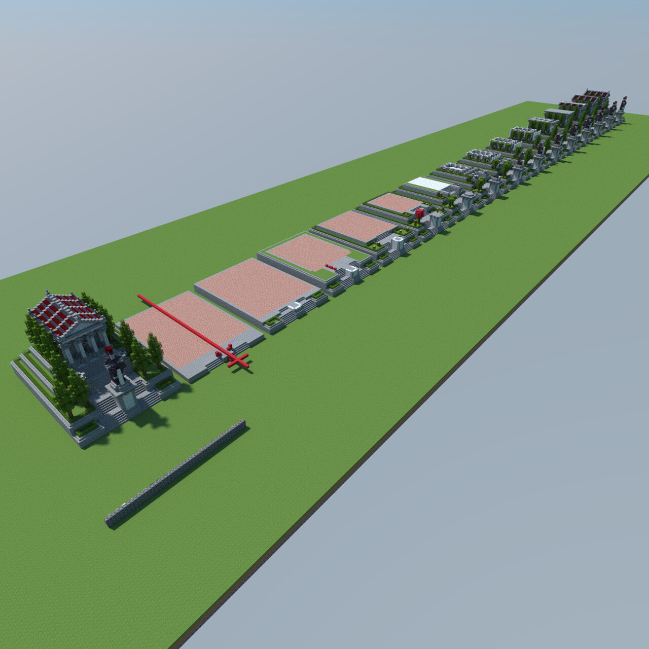 Small Roman Temple +tutorial Minecraft Map