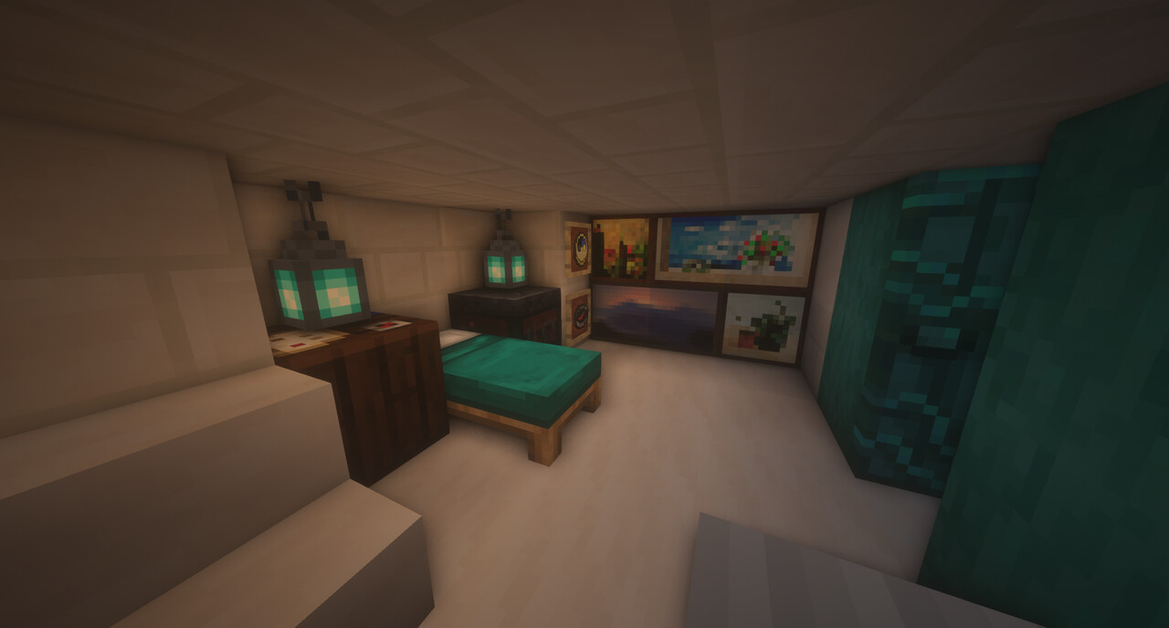 Quartz Ship (second ship I have built) Minecraft Map