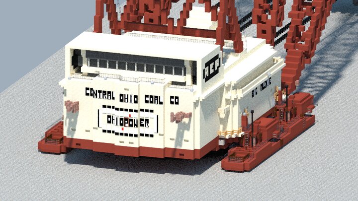 Bucyrus-Erie 4250-W walking dragline "Big Muskie" [With Download ...
