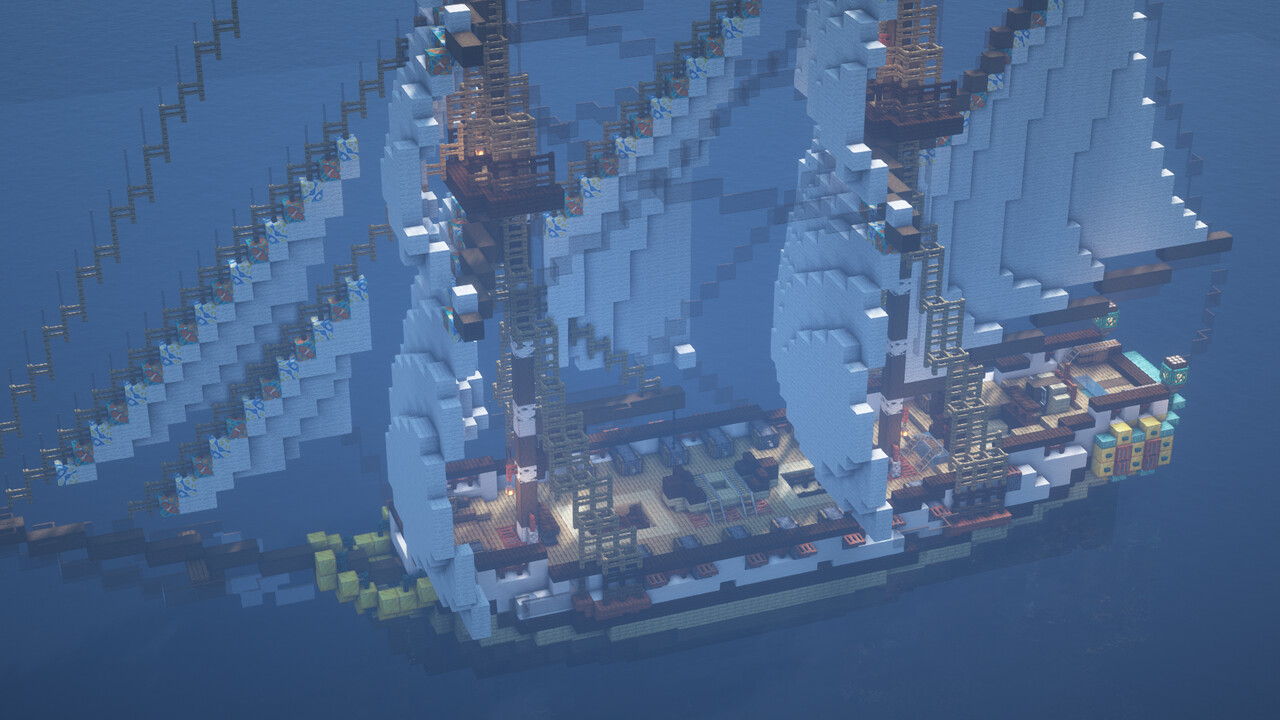 Brig Ship Silvermoon Minecraft Map