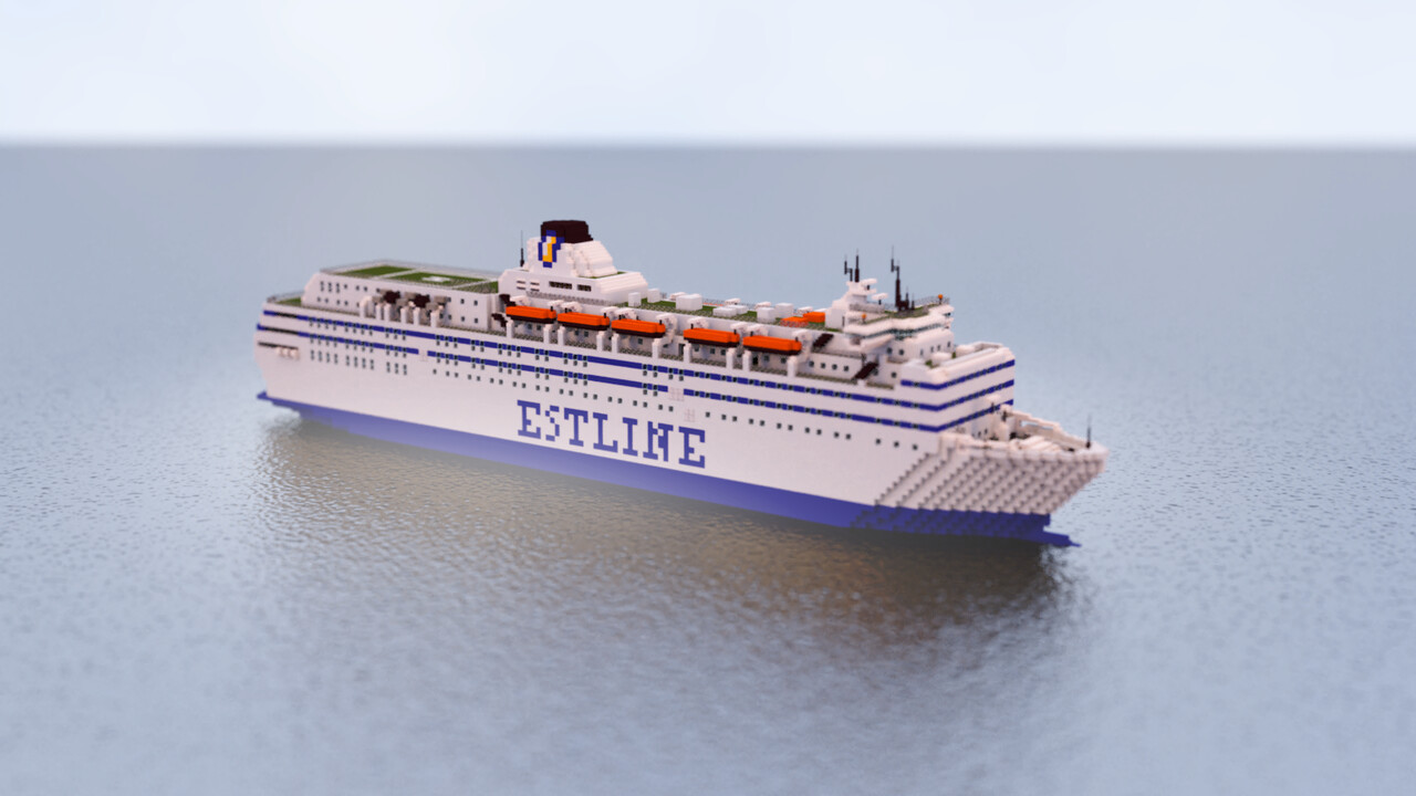 MS Estonia - Estline Livery - Exterior Replica Minecraft Map