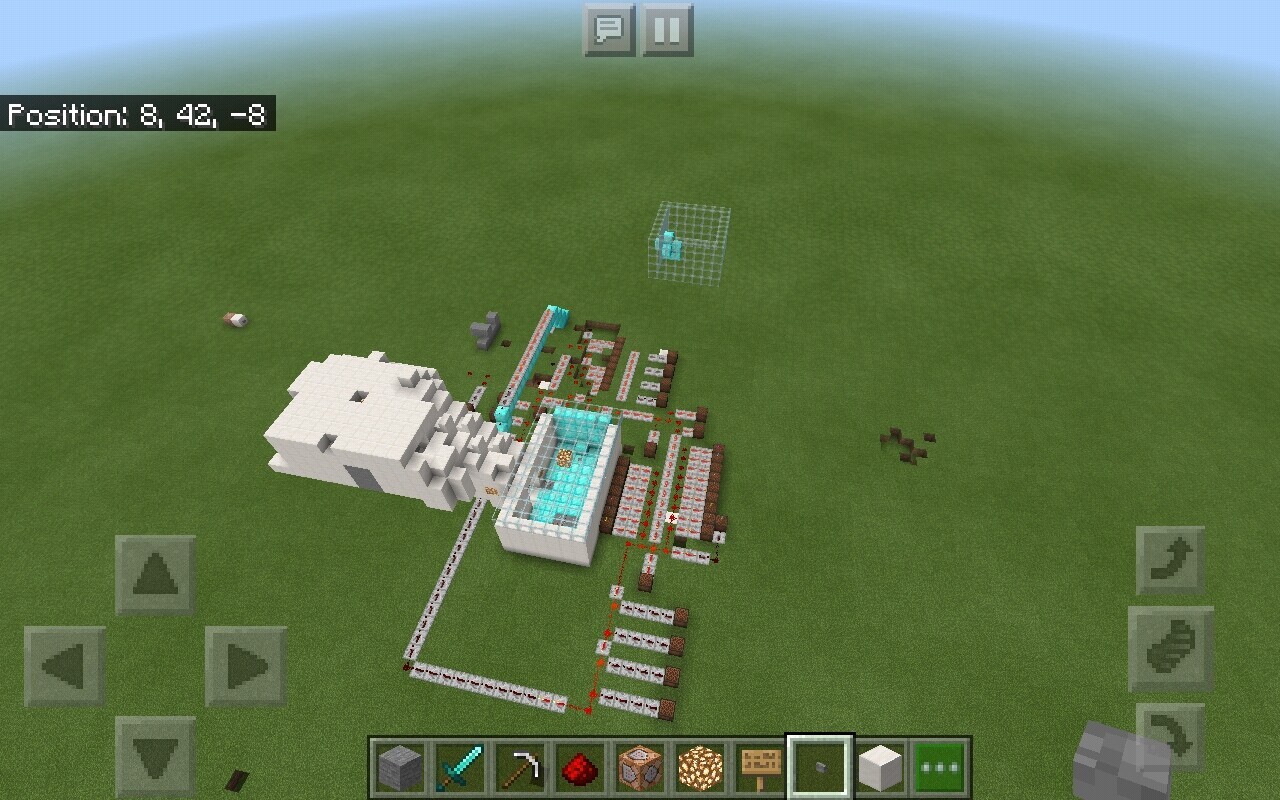 Find da button =) Minecraft Map