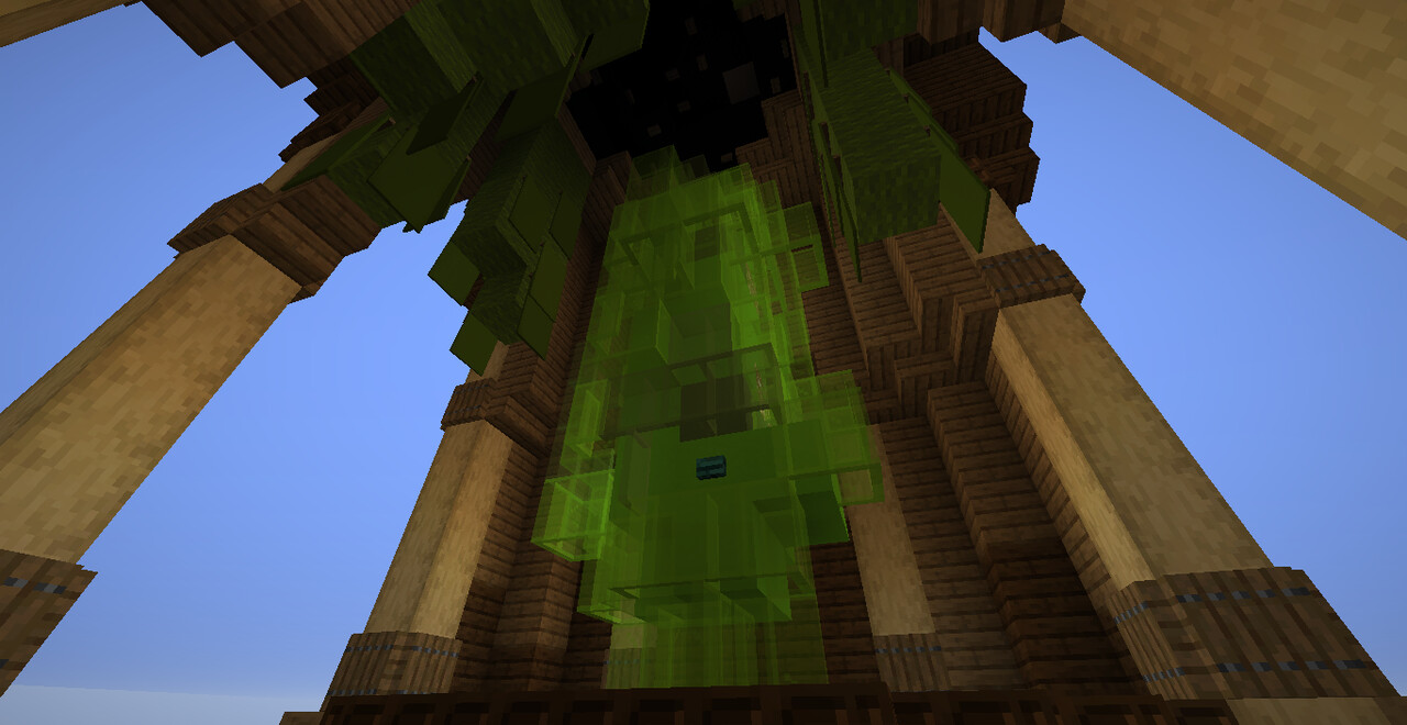 Emerald Temple - One Chunk Challenge entry Minecraft Map