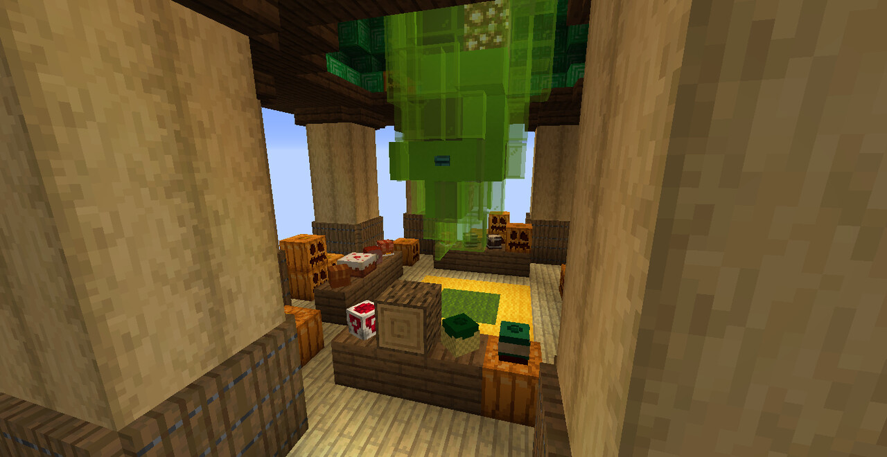 Emerald Temple - One Chunk Challenge entry Minecraft Map