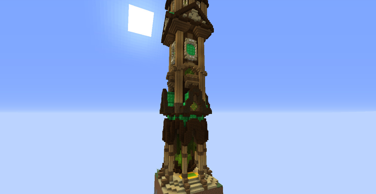 Emerald Temple - One Chunk Challenge entry Minecraft Map