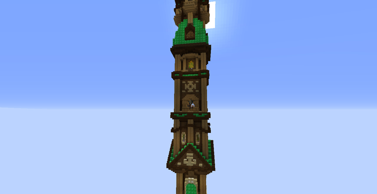 Emerald Temple - One Chunk Challenge entry Minecraft Map
