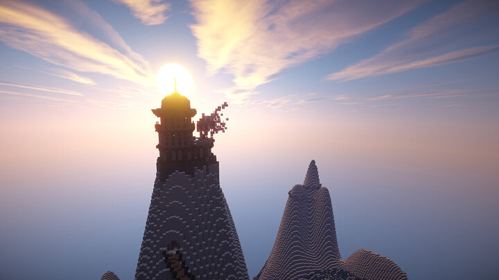 Asian Mountain Temple Minecraft Map