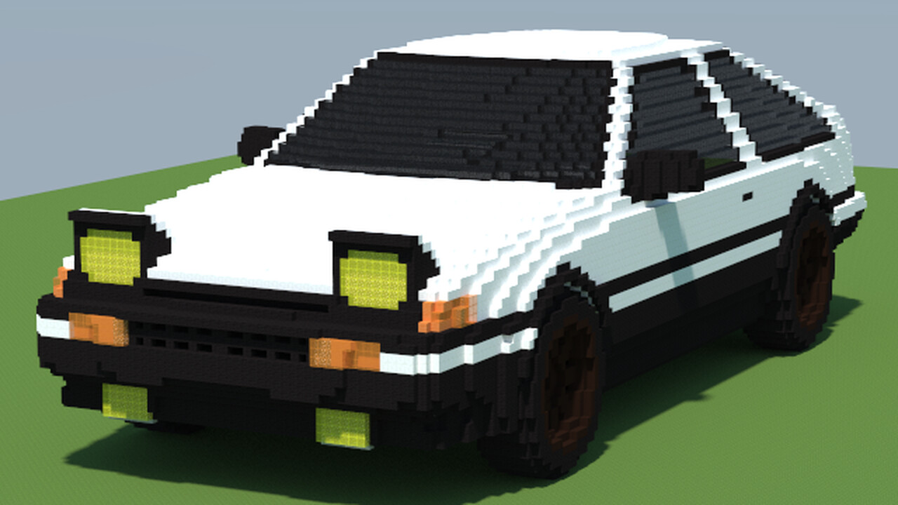 Toyota Corolla Sprinter Trueno AE86 Minecraft Map