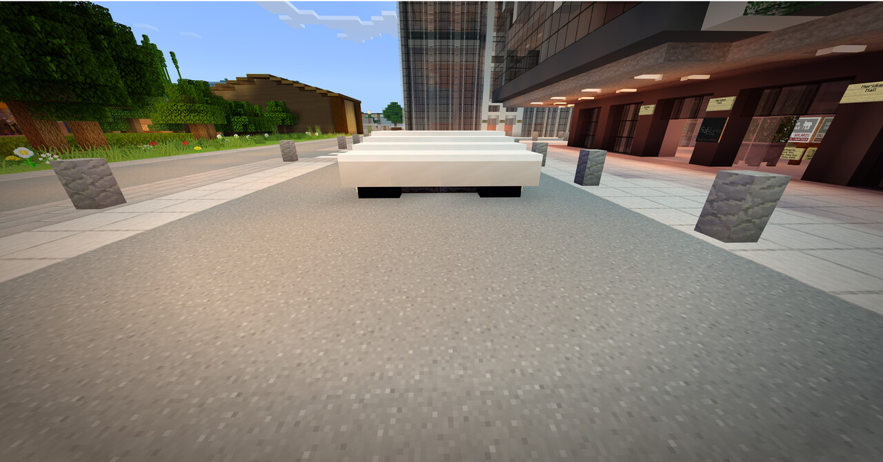 Futuristic Car Design Minecraft Map