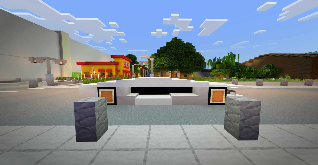 Futuristic Car Design Minecraft Map