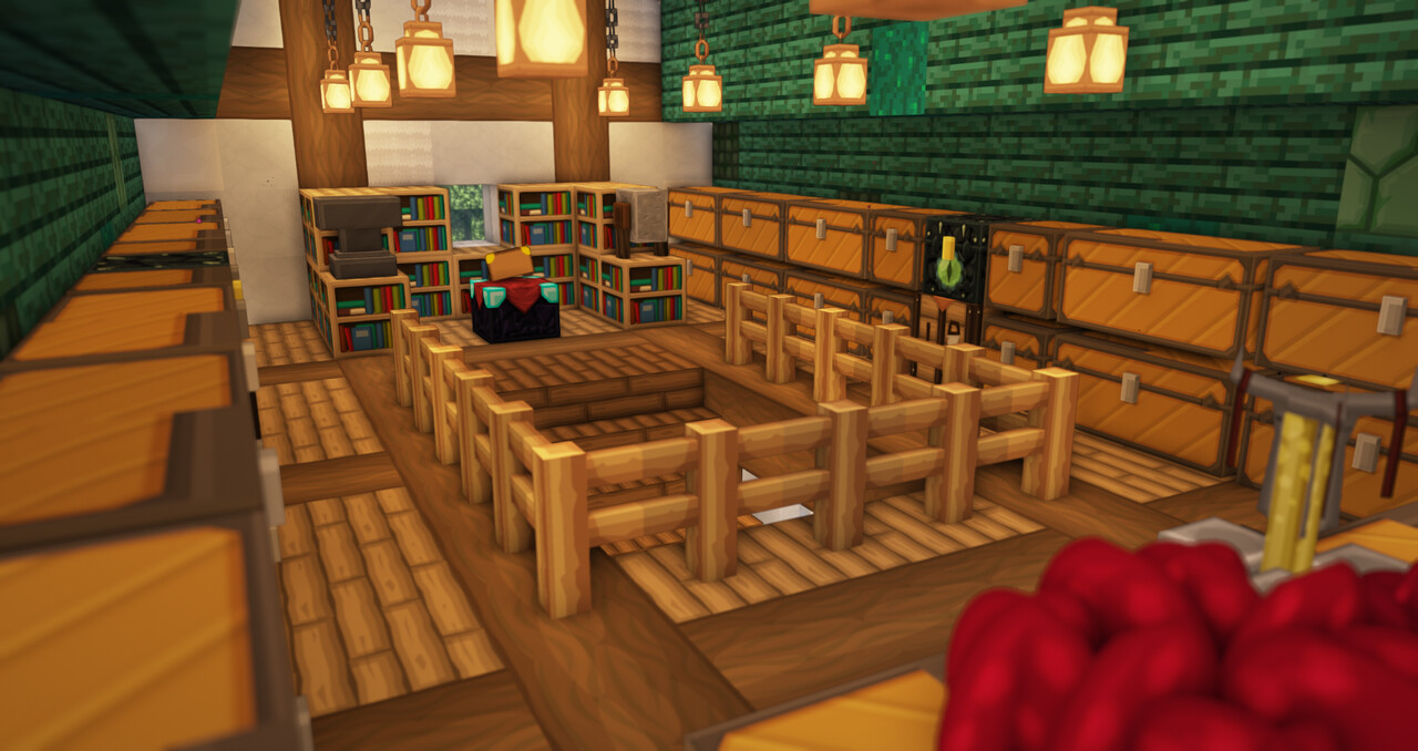 Minecraft FANTASY House - TUTORIAL - Minecraft Fantasy Villager Trading ...