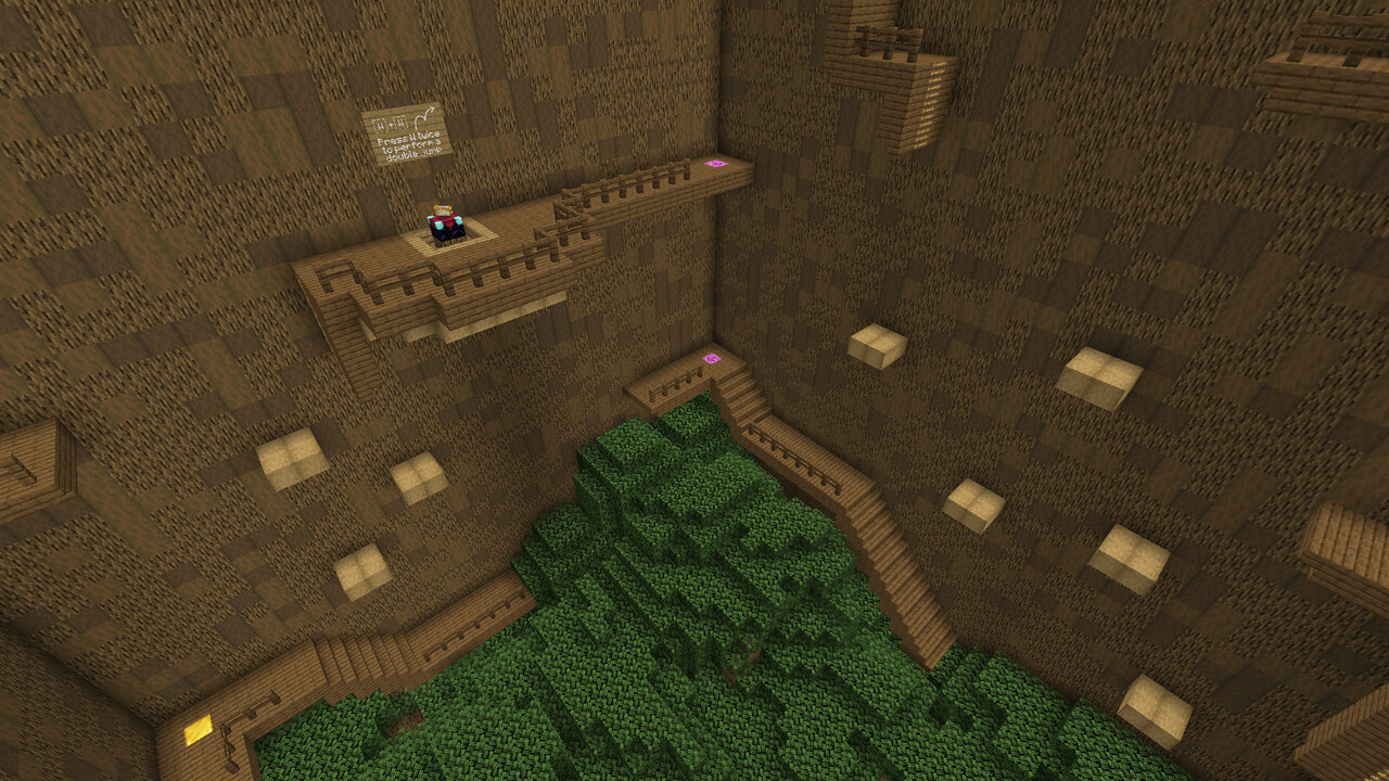 Bliss | Mini-Minecraft 2D Platformer Minecraft Map