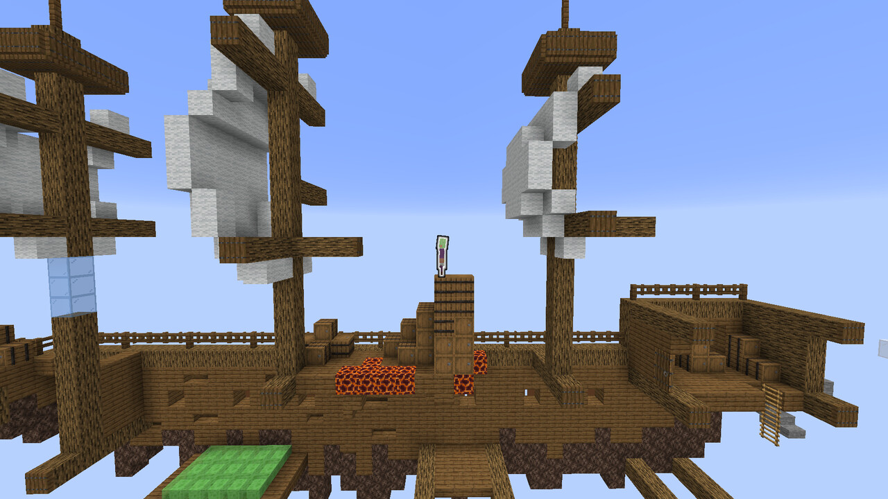 Bliss | Mini-Minecraft 2D Platformer Minecraft Map