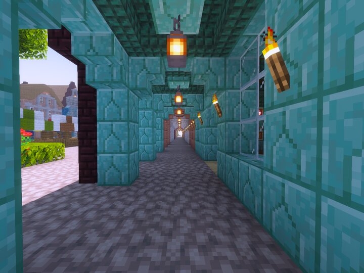 Town Pjerstrichov / Městečko Pjerstrichov Minecraft Map