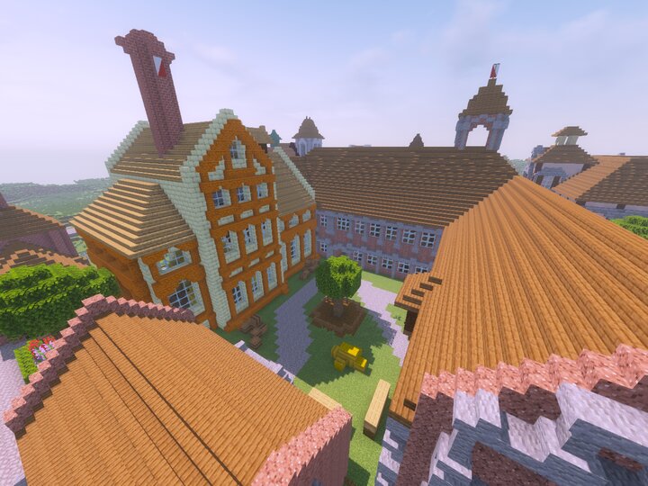Town Pjerstrichov / Městečko Pjerstrichov Minecraft Map