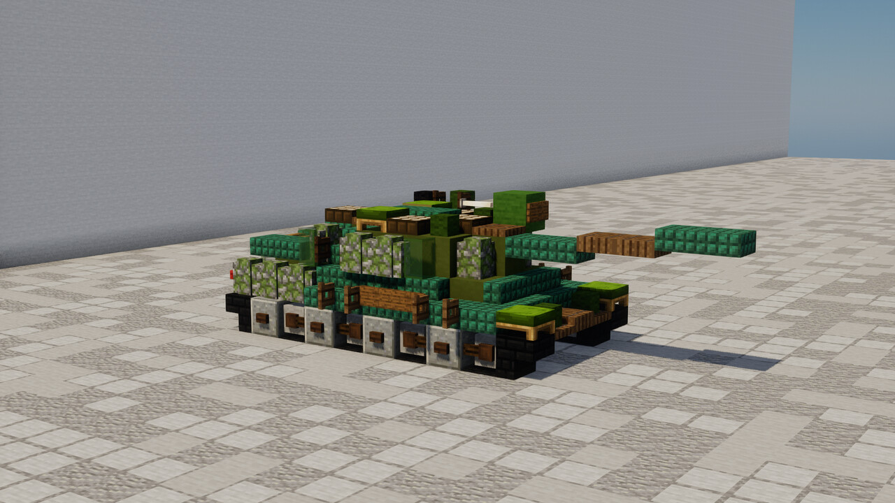 Leopard 1a1 1.5:1 scale Minecraft Map