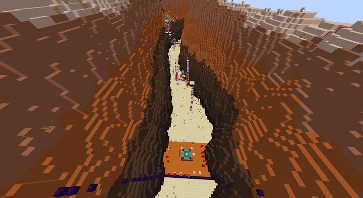 Trapdoor Canyon Minecraft Map