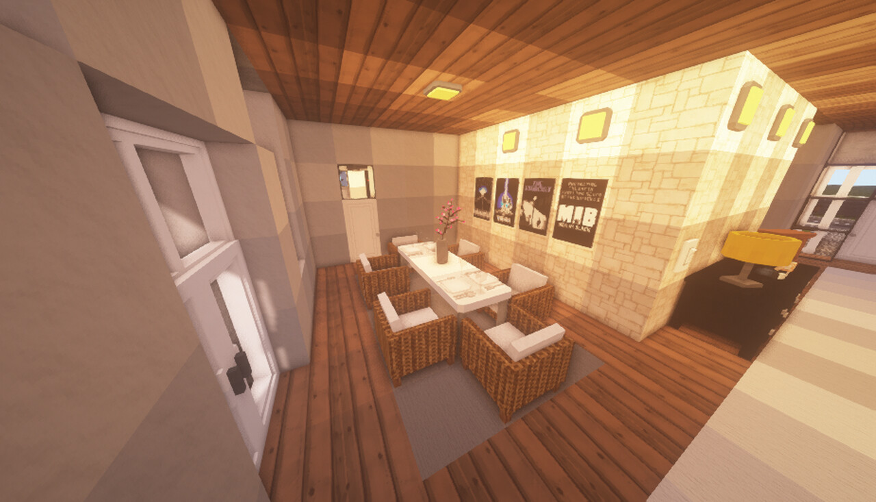 Project: Realistic House in Minecraft. [With Mods] Minecraft Map