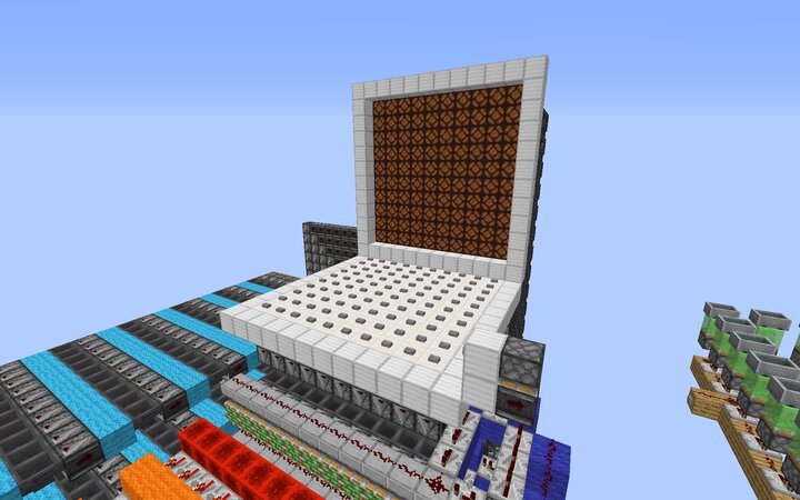 10x10 drawing machine. Minecraft Map