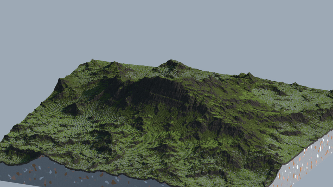 Icelandic Terrain Minecraft Map