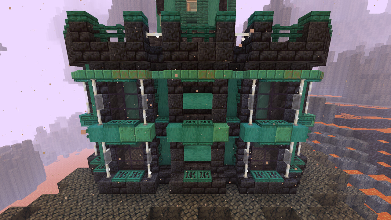 Alternate Nether Copper Castle!! 1.17 Minecraft Map