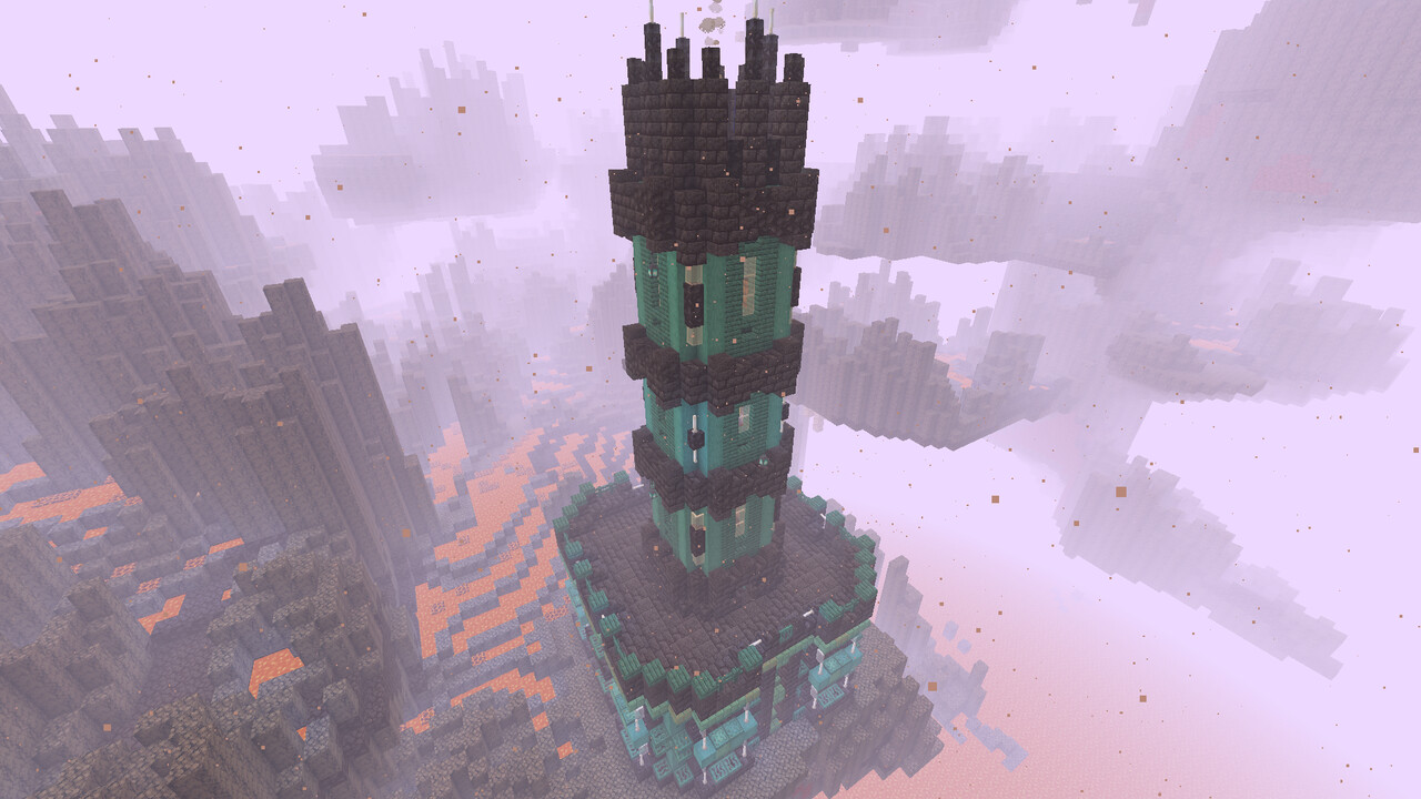 Alternate Nether Copper Castle!! 1.17 Minecraft Map