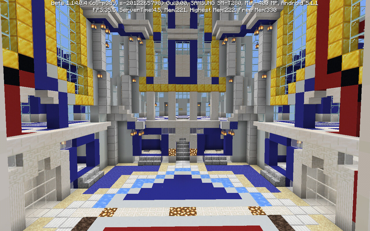 Red vs. Blue PvP Arena Minecraft Map