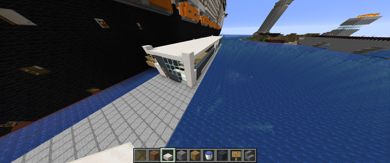 Cruise Ship Terminal (Download) Minecraft Map