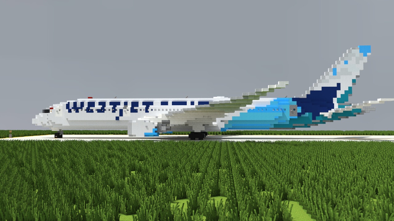WestJet Boeing 787-9 [1.5:1] Minecraft Map