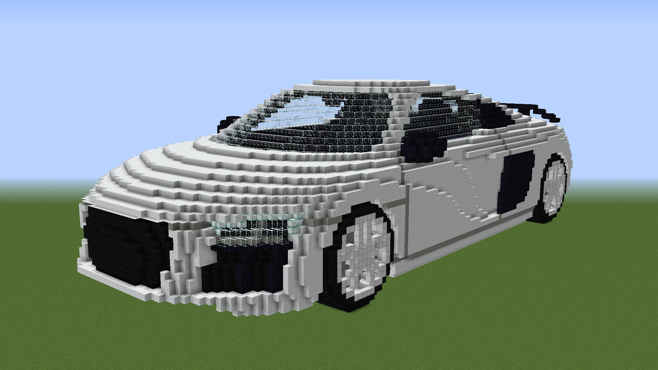 Audi R8 V10 + Minecraft Map