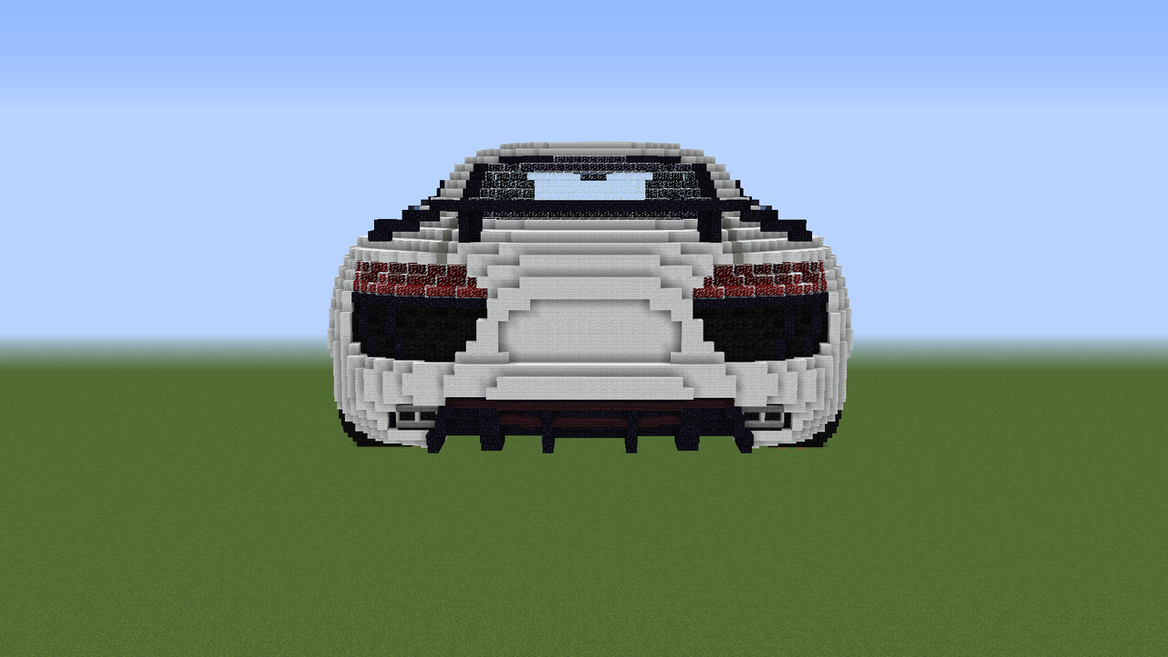 Audi R8 V10 + Minecraft Map