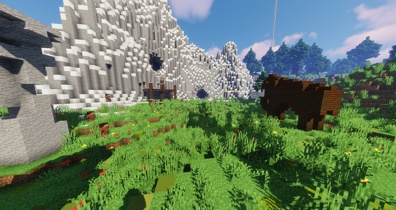 Prehistoric Plot with dinosaurs Minecraft Map