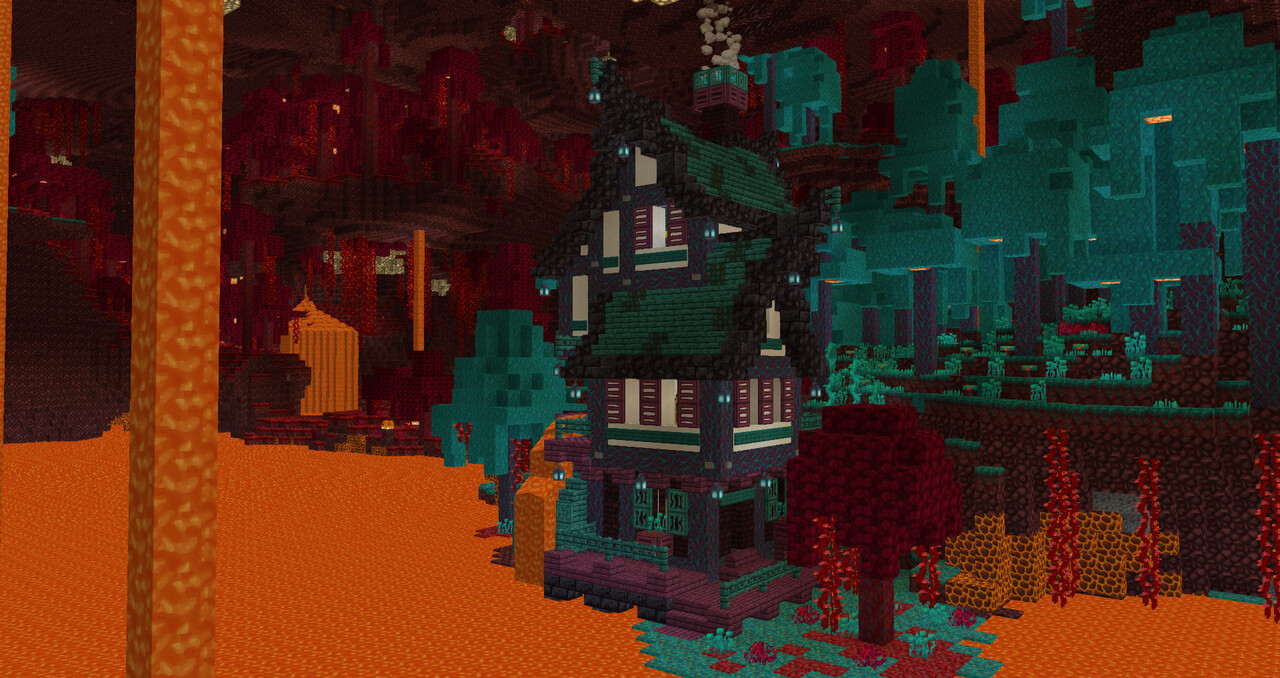 Minecraft Nether Lava Mill - TUTORIAL Minecraft Map