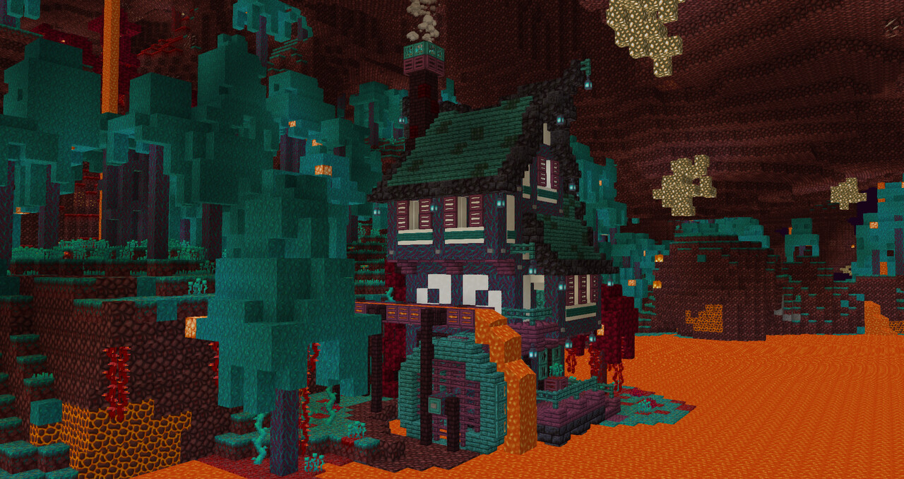 Minecraft Nether Lava Mill - TUTORIAL Minecraft Map