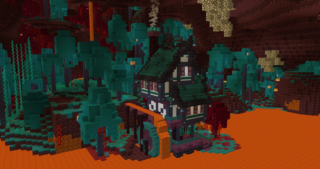 Minecraft Nether Lava Mill - TUTORIAL Minecraft Map