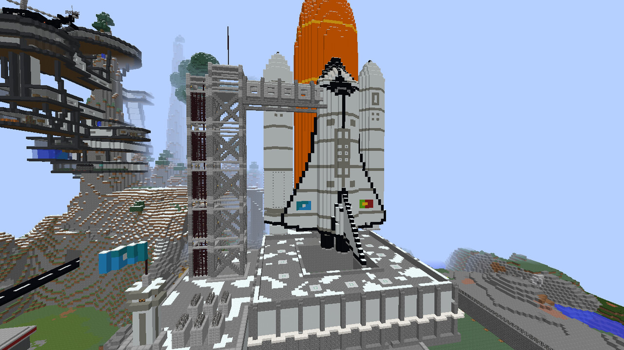 Future Express (Going to space) Minecraft Map