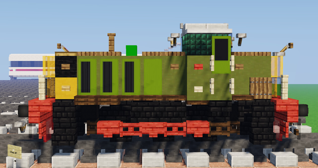 British Rail Class 07 Diesel Shunter Locomotive Minecraft Map