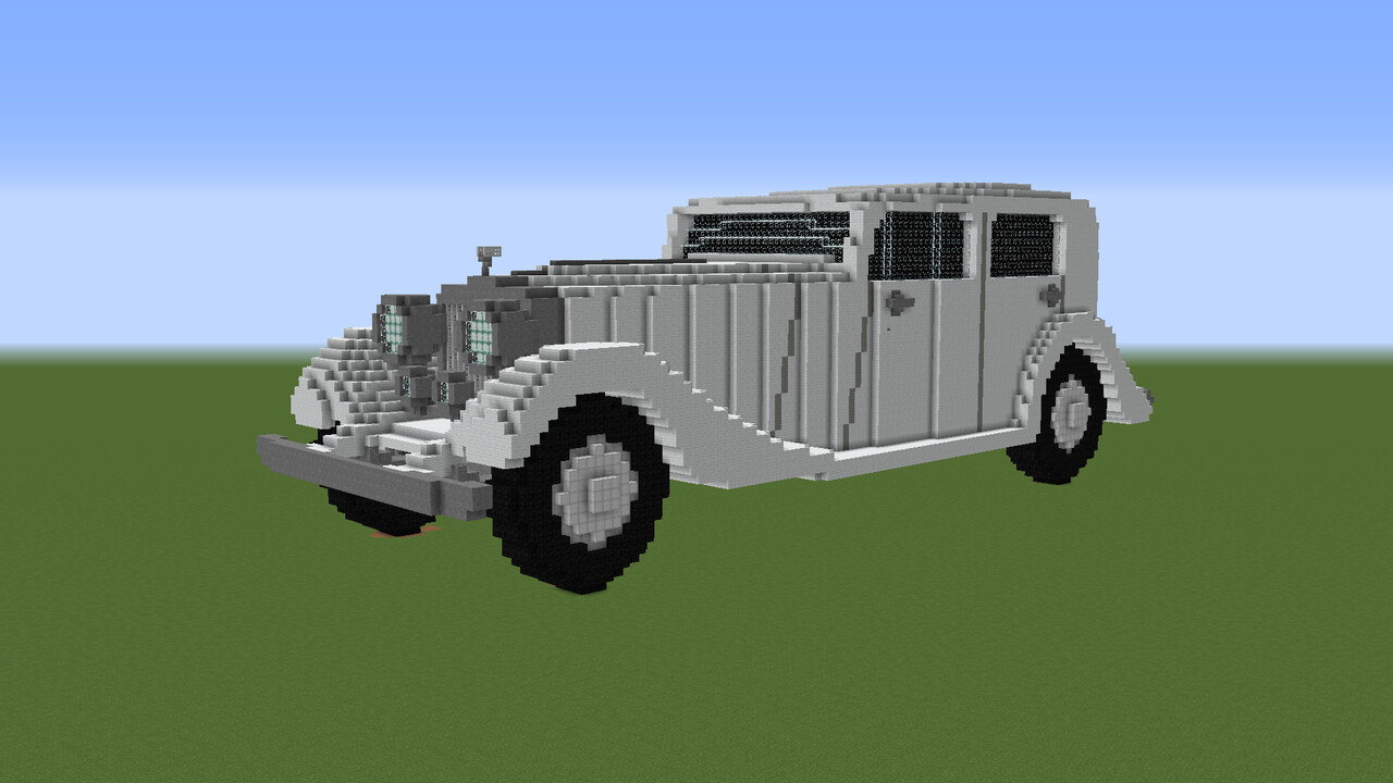 1934 Rolls Royce Phantom II Minecraft Map