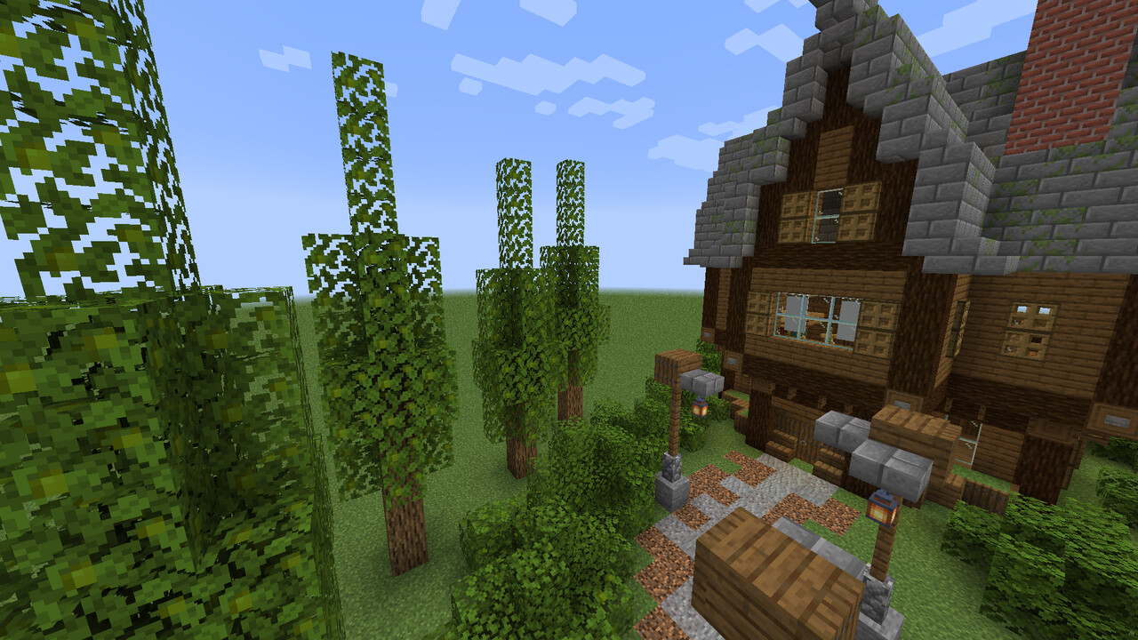 Old house with beautiful walk way Minecraft Map