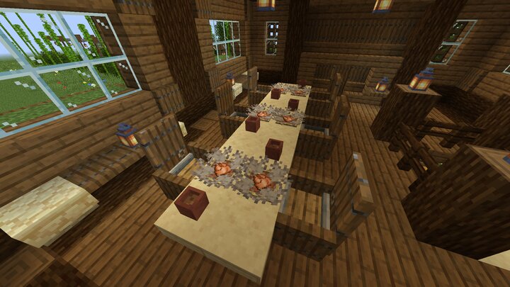 Old house with beautiful walk way Minecraft Map