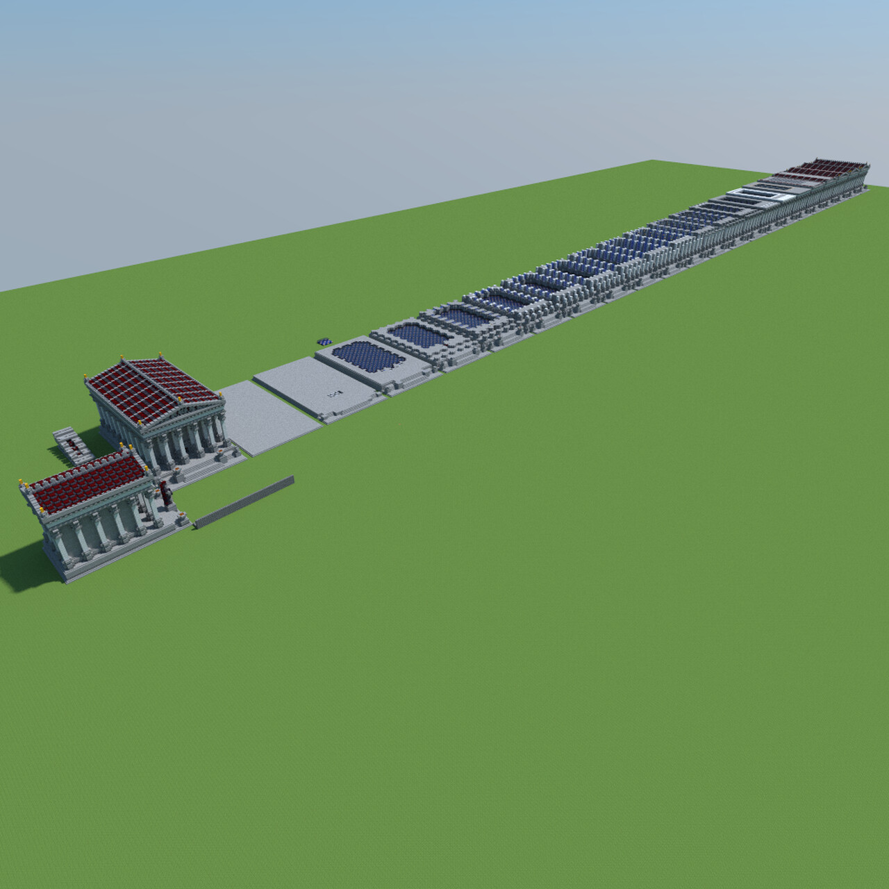 Large Roman Temple +tutorial Minecraft Map