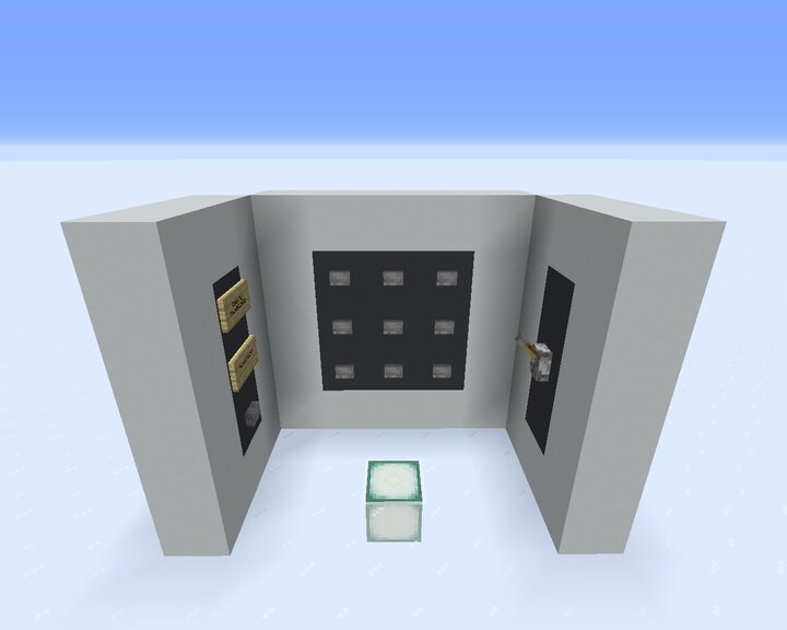 2 7-Segment displays Minecraft Map