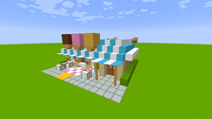 Ice Cream Parlor Minecraft Map