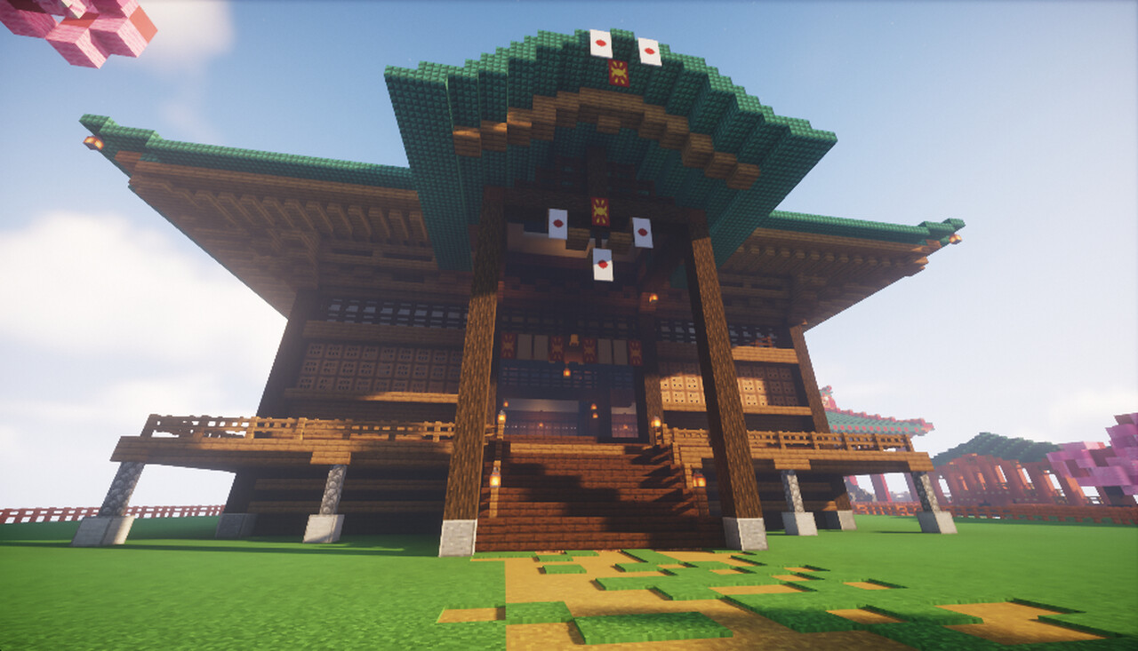 Floating japanese islands Minecraft Map