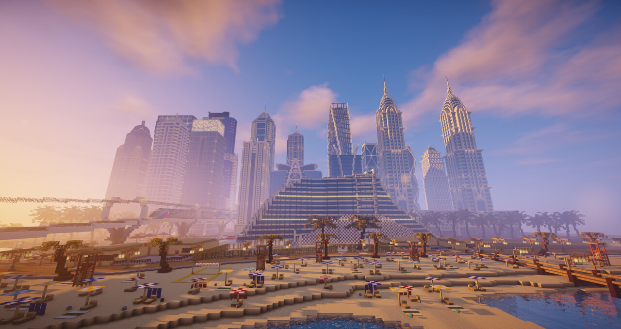 Sześcianowo City Dubai District Minecraft Map