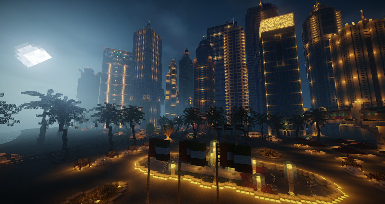 Sześcianowo City Dubai District Minecraft Map