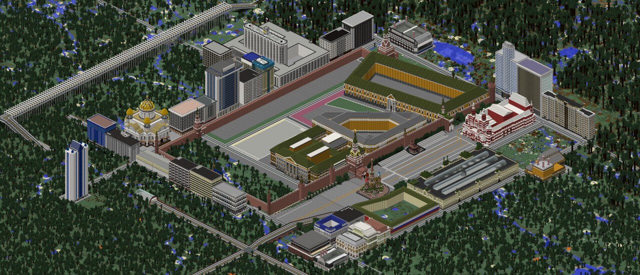 Moscow, Russia Minecraft Map