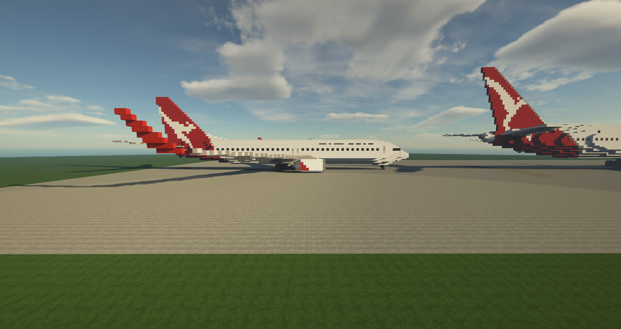 Qantas Fleet Minecraft Map