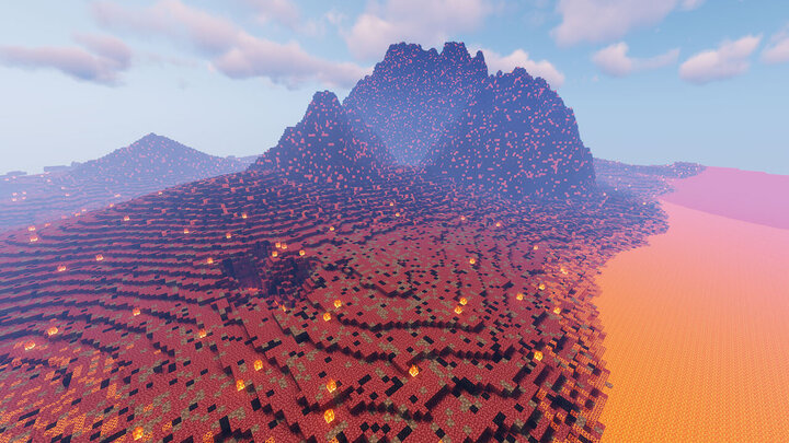 Custom Nether Island World Painter Map (640x640) Minecraft Map