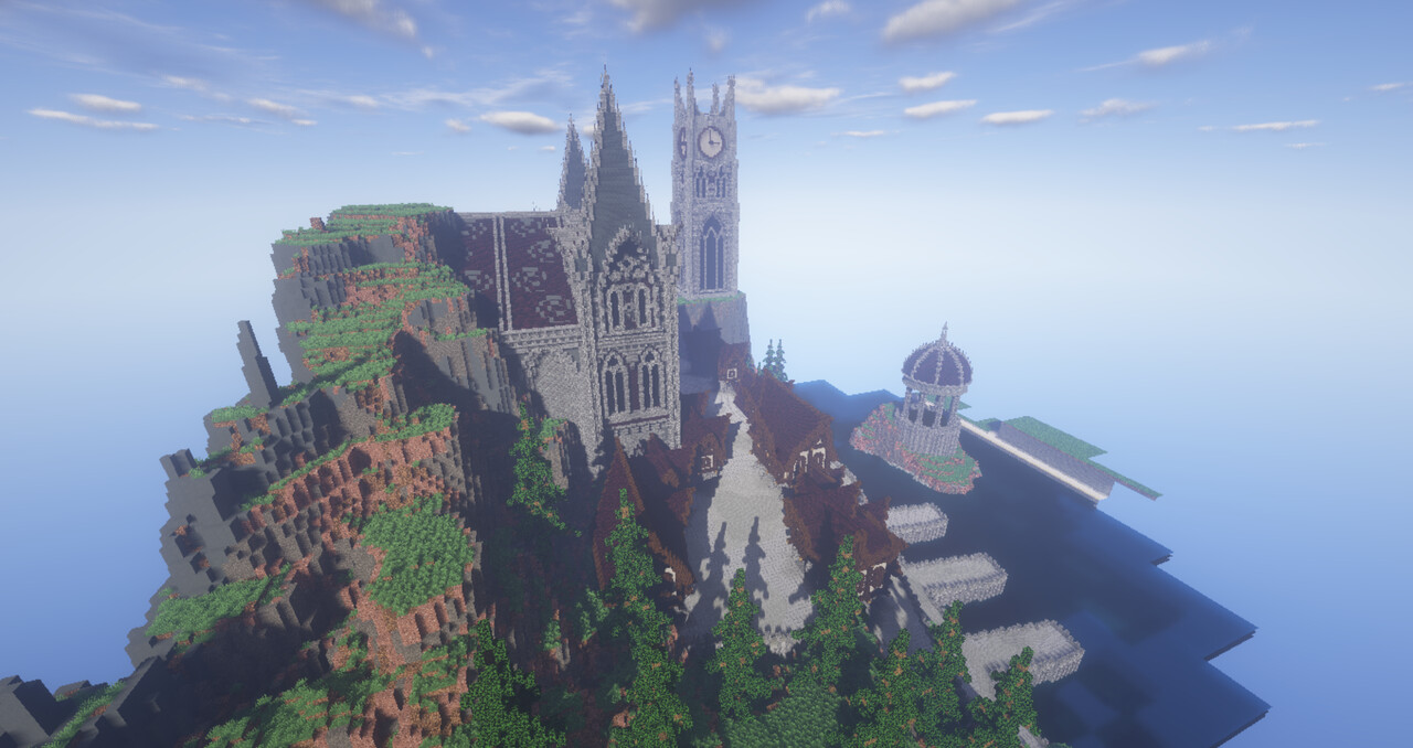 Gothic Styled Server Spawn | 300x300 Minecraft Map